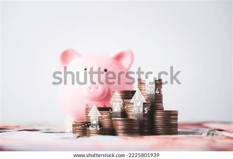 Increasing Heap Coins Stacking Arrow Graph Stock Photo Shutterstock
