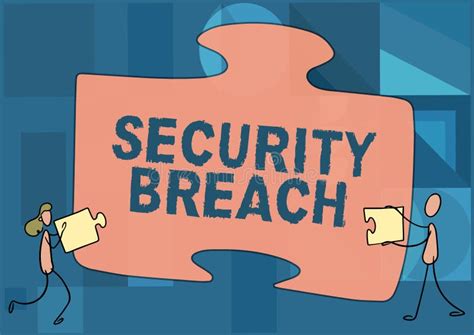 Text Sign Showing Security Breach Business Concept Incident That Results In Unauthorized Access