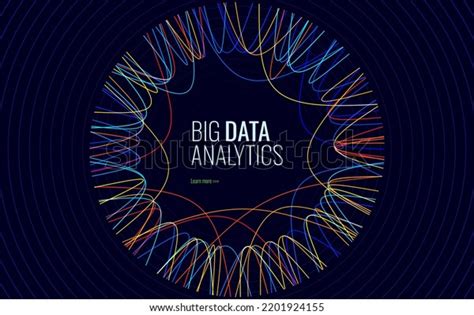 Big Data Visualization Vector Circle Data Stock Vector Royalty Free 2201924155 Shutterstock