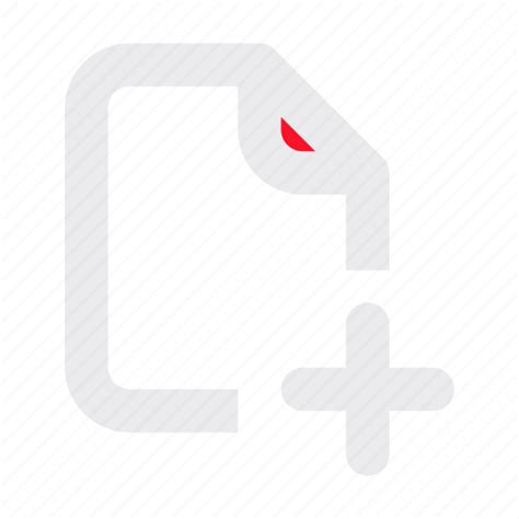 Add File Plus Page Document Icon Download On Iconfinder