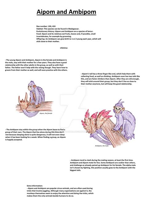 Realistic Pokedex Entries 190 424 By Ozoriantrainer On Deviantart