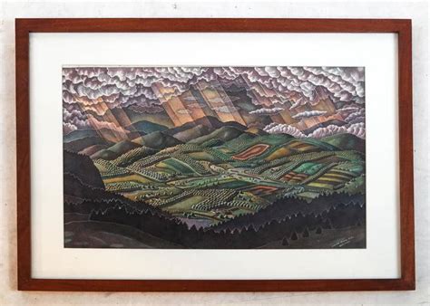 David Frey Utiger Landscape Ink And W C