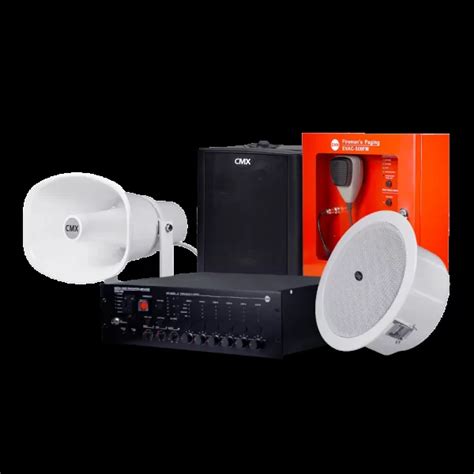ᐈ Продукція Cmx Audio Системи звукового оповіщення та керування евакуацією офіційний сайт в
