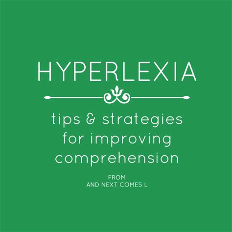 Hyperlexia And Hypernumeracy Resources And Next Comes L Hyperlexia