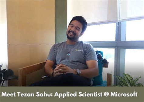 Microsoft Ai Bing Tech India Microsoftlife Appliedscientist… Sundar Srinivasan