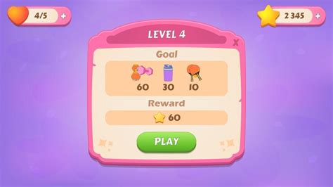 premium vector level start gui kit casual assets for a game mobile a set of user interface