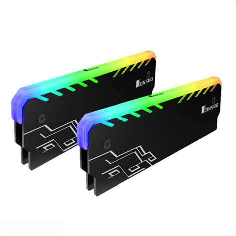 2шт Rgb Ram Радиатор Настольный ПК Ddr Ddr3 Ddr4 Теплораспределитель