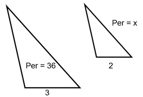 Geometry Ch 7 Similarity Ratio Sides Perimeters And Areas