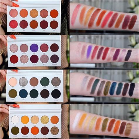 Swatches Of The New Morphe X Jaclyn Hill Palettes Makeup Swatches