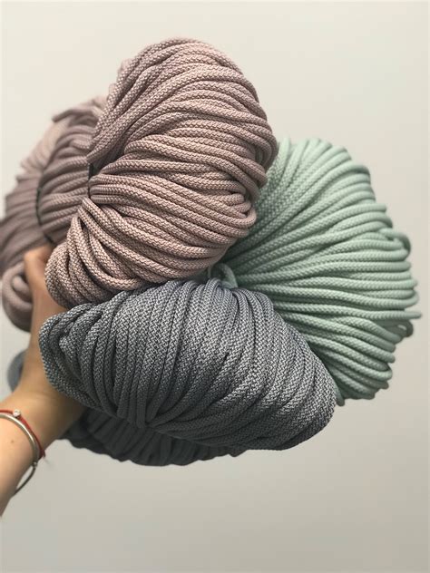 Macrame Cord Mm Macrame String Ft Craft Cord Rug Etsy