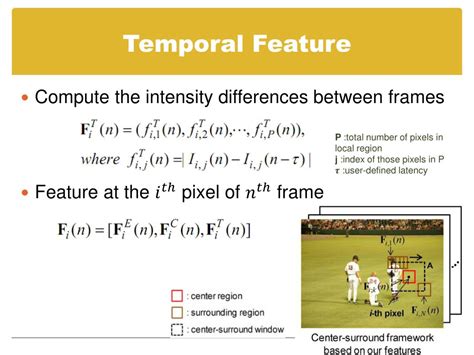 Ppt Spatiotemporal Saliency Detection And Its Applications In Static And Dynamic Scenes