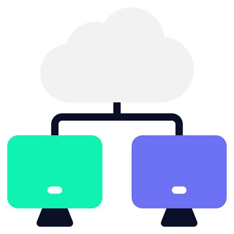 Distributed Database Free Technology Icons