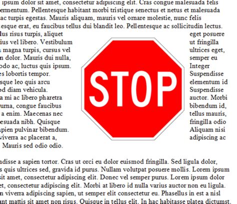 Css Is It Possible To Do Text Wrapping All Around An Element Stack