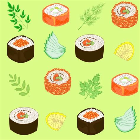 Sushi Pixel Art Vector Images Depositphotos