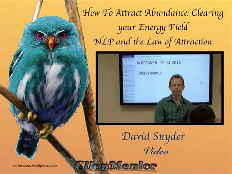 Nlp And The Law Of Attraction Law Of Attraction Attraction Nlp