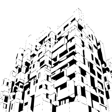 Svg Building Made Of Blocks Free Download