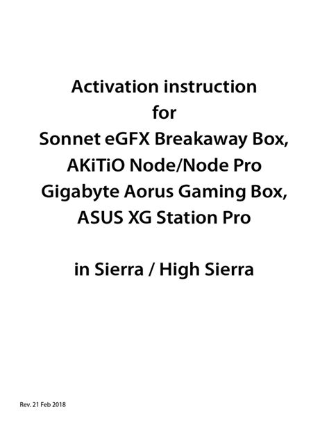 Egpu Guide Pdf Booting Installation Computer Programs