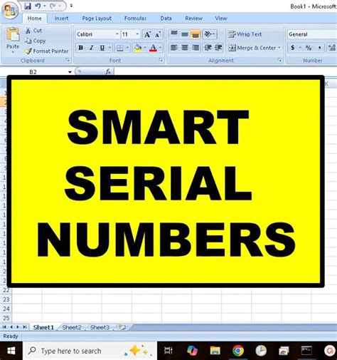 Smart Serial Numbers In Excel Computertricks Excel Exceltips Exceltricks Youtube