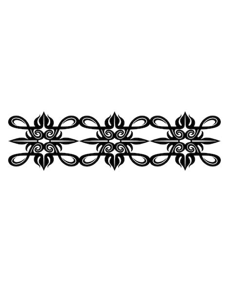 Premium Vector Engraved Ornament Element Design For Border Editable