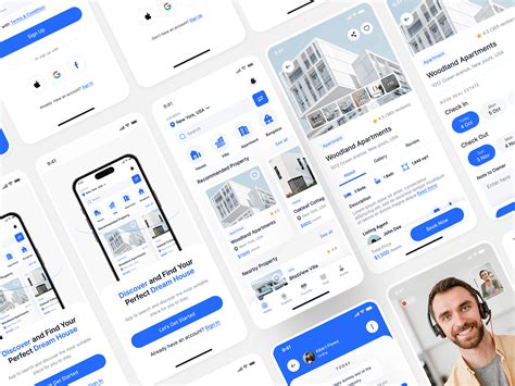 Real Estate Mobile App Uiux Design Figma App Design Behance