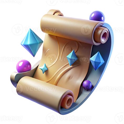 Extraordinary Rustic Whispering Walls Scroll Fragment Ancient Script Isolated Element 59315375 Png