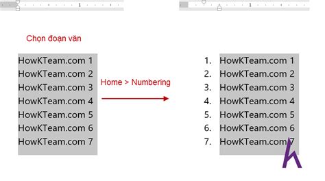 bullets numbering multilevel list trong microsoft word how kteam