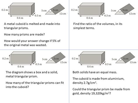 The Cuboid And The Triangular Prism Ssdd Problems