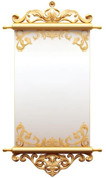 Premium Photo Ancient Steampunk Scroll With Empty Space