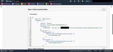 Configure Authentication To Your Aws Account In Your Github Actions Ci Dev Community