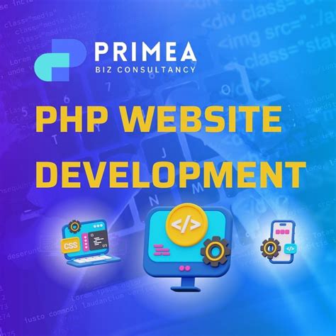 php website development primea biz consultancy