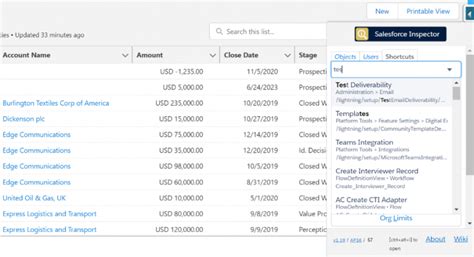 Salesforce Inspector Reloaded Chrome Extension