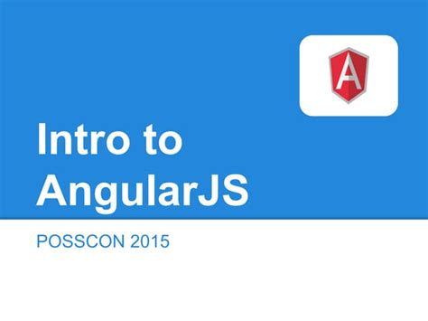 Intro To Angularjs Ppt