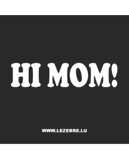 T Shirt Lmfao Hi Mom