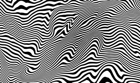 Monochrome Abstract Flow Pattern Background Vector Illustration