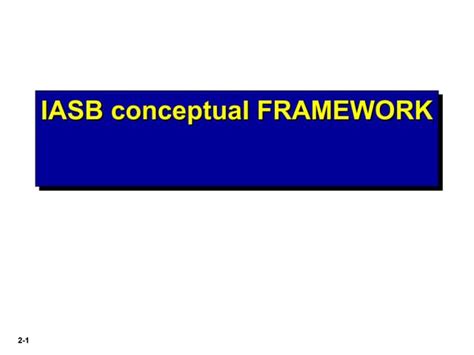 Iasb Framework Ppt