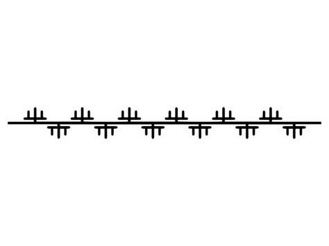 Premium Photo Single Border Line Design Element
