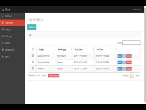 Time Management System In Laravel With Full Source Code YouTube