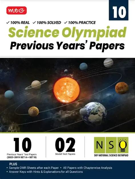 Mtg Class 10 Science Olympiad Previous 5 Years Papers For 2024 Exam