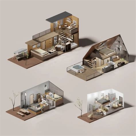 3d Model Tiny House 2 Toffu Co