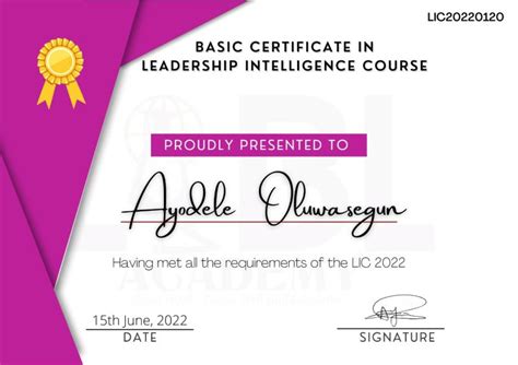 Oluwasegun Ayodele B Sc On Linkedin Thank You Libl Academy For The Privilege Of Been