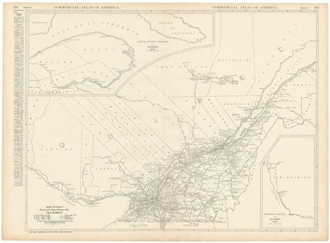 Quebec 1925 Mileage Map Wardmaps Llc