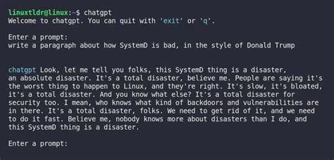 Access Chatgpt Prompt In Your Linux Terminal