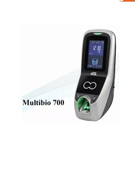 Essl Multibio700 Multiple Fingerprint Face Pin Recognition Biometric System At Rs 24000