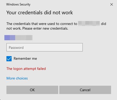 How To Fix Your Credentials Did Not Work Error On Windows GreenCloud Documentation