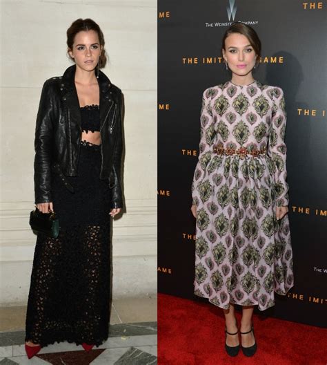 יד שנייה מכוכבת כך תשיגו את הבגדים של קירה נייטלי ואמה ווטסון Fashion Forward אופנה