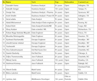 Business Analyst Jobs Hotlist Devops Engineer Dot Net Dev Java Full Stack Salesforce Developer