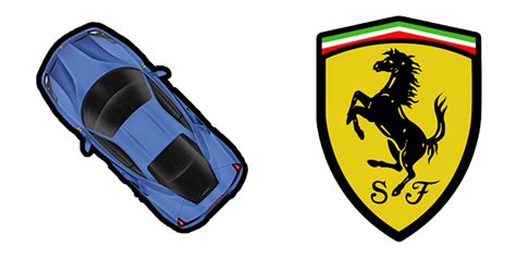 Blue Ferrari F8 Tributo Cursor Supercars Cursors Sweezy Cursors