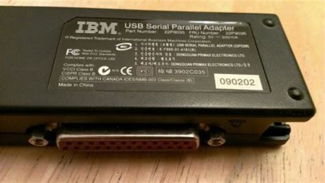 Ibm Usb Serial Parallel Adapter Ibm Free Download Borrow And Streaming Internet Archive
