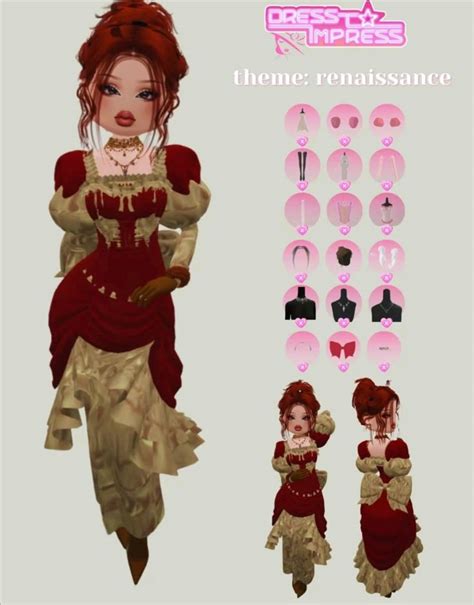 Dress To Impress Theme Renaissance No Vip Renaissance