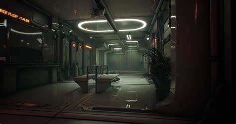 Maria Fernandez Hermida Ue4 Relight Scifi Hallway
